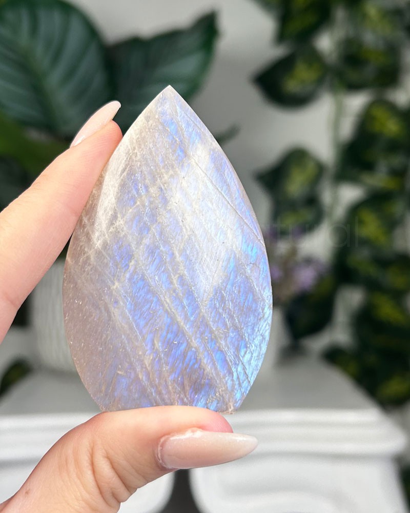 Pedra da Lua c/brilhos - Forma Polida (72x42x12mm) 9753