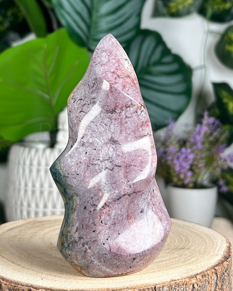 Jaspe Oceano - Forma/Chama (116x53x42mm) 1356